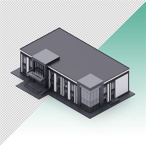 Edificio Complejo Deportivo Aislado Archivo Psd Premium