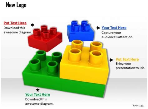 Build Steps With Lego Blocks Image Graphics For Powerpoint Templates PowerPoint