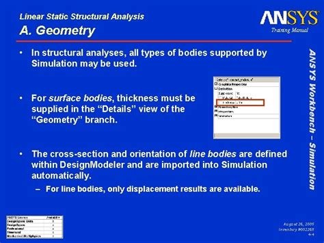 Chapter Four Static Structural Analysis Linear Static Structural