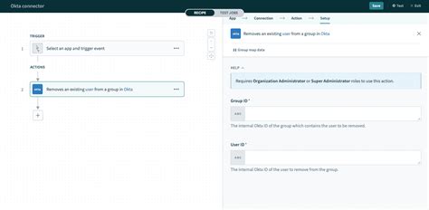 Workato Connectors Okta Remove User From Group Action Workato Docs