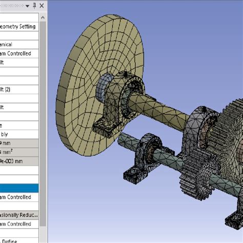 M Ash Assort Properties For Rotational System In Ansys Program In Download Scientific Diagram