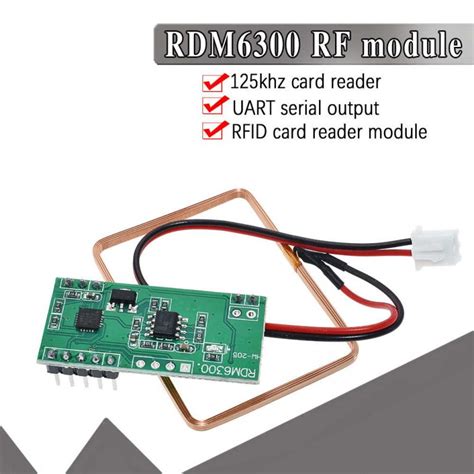 Rfid Rdm6300 125khz Em4100 Reader Module Uart Output
