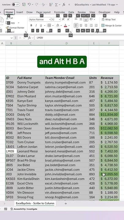 Youll Learn To Use Separate Csv Data Using Text To Columnsshortsexcelexceltips