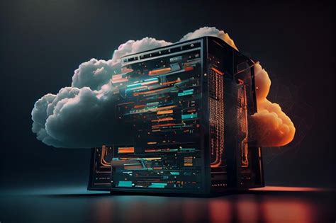 Premium Photo Cloud Computing Technology Conceptgenerative Ai