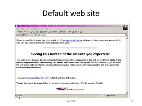 ppt initial web server configuration powerpoint presentation free