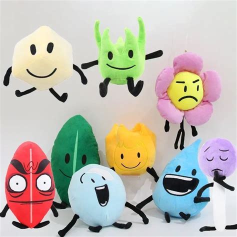 Battle For Dream Island Plush Toy Bfdi Stuffed Dolls Leafy Firey Flower