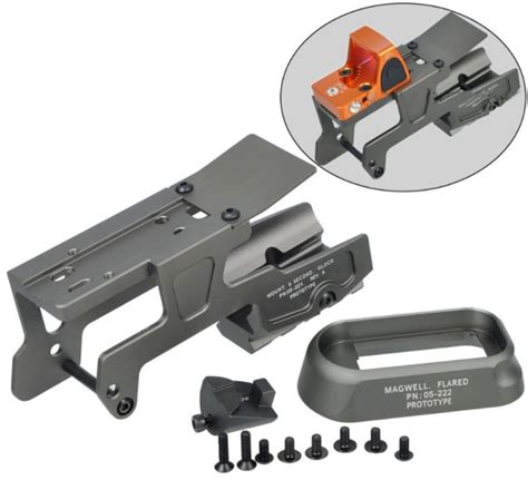 ALG Defense Sec Flashlight Scope Rail For Glock With Magwell X Force Tactical