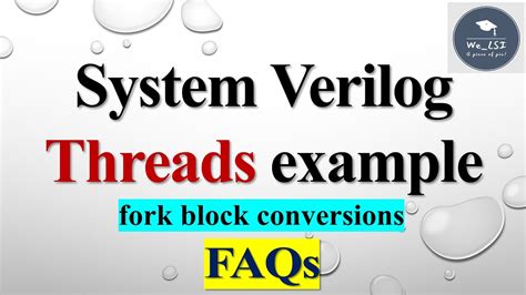 Threadsprocesses Examples Thread Faqs Conversion Of Fork Blocks