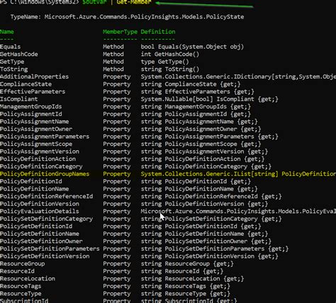 Azure Differences Between Get Azpolicystate From Powershell And Az Policy State List Form Az