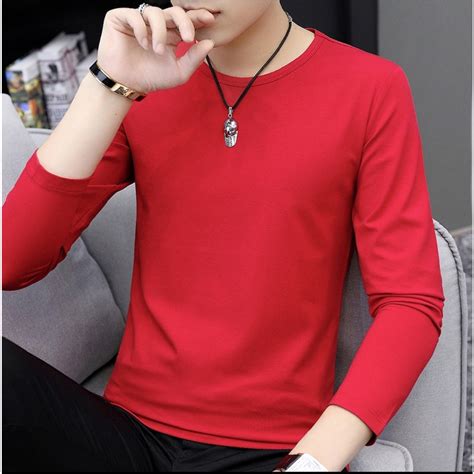 Mens Plain Longsleeve Wear Perfect For Coding Uniform Shopee Philippines