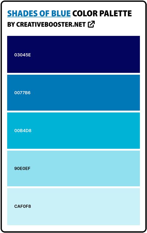 Shades Of Blue Color Palette Blue Colour Palette Blue Color Meaning