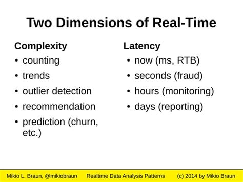 Realtime Data Analysis Patterns Pdf Databases Computer Software And Applications