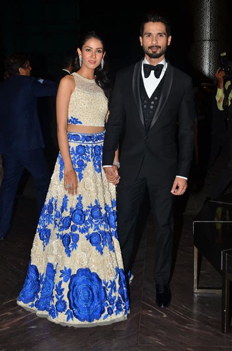Shahid Kapoor Mira Rajputs Wedding Reception