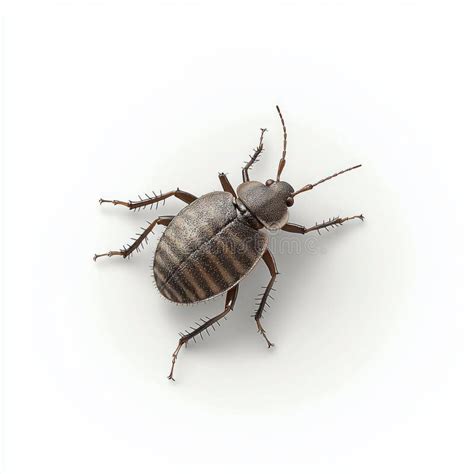 Bed Bug Moves Across A Flat Surface Its Small Round Body And Delicate Legs Captured In Stunning