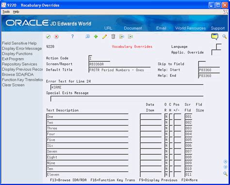 Customize Column Headings