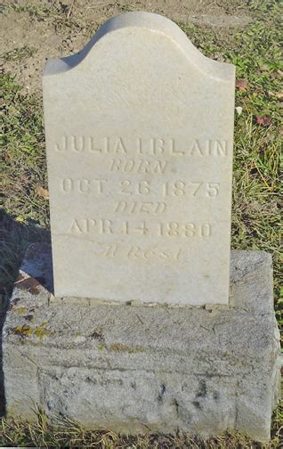 Julia Isabelle Blain 1875 1880 Homenaje De Find A Grave