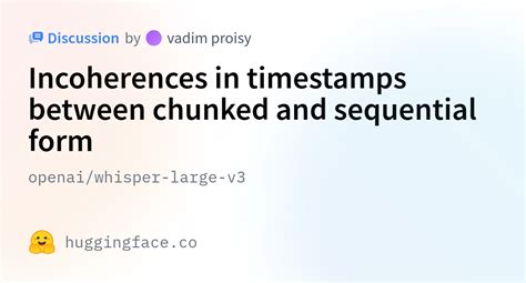 Openaiwhisper Large V3 · Incoherences In Timestamps Between Chunked