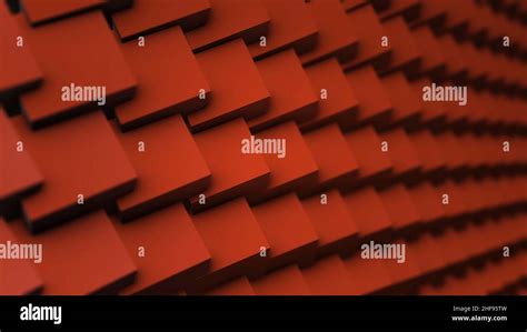 Background With Colorful Rotating Vertical Rectangular Blocks Loop Grid Of Randomized Colorful