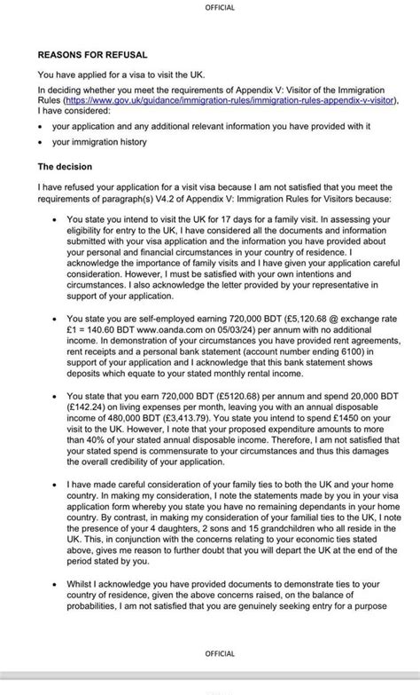 Visa Application Declined Rukvisa