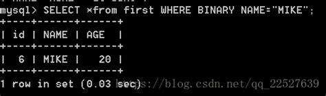 Mysql Where子句的用法mqsql中语句中怎么保证if前面只有一个where Csdn博客