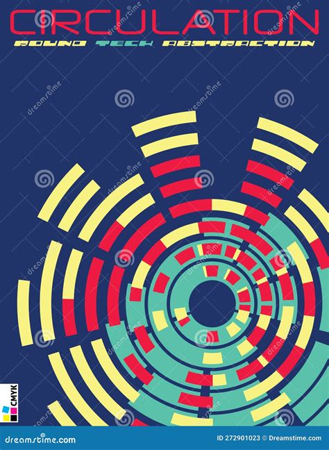 Round Tech Logo Design Vector Illustration 215188700