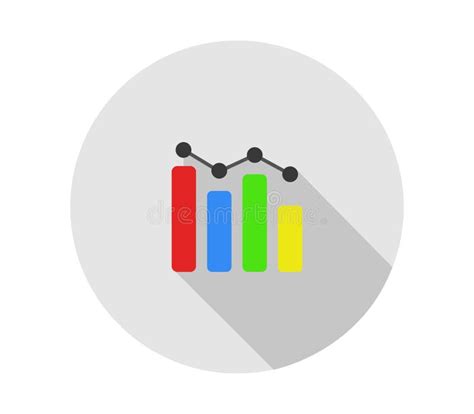 Analytic Icon Illustrated In Vector On White Background Stock