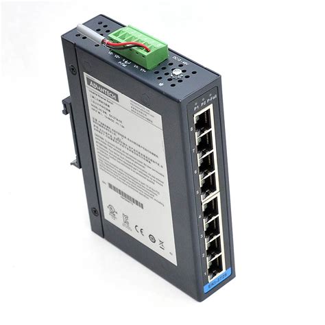 Advantech Eki 2728 Ce Industrial Ethernet Switch 8 Ports 12 48vdc Powered
