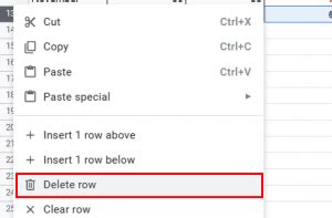 How To Delete Cells In Google Sheets Sheets For Marketers