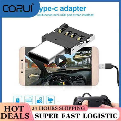 USB Type C Adapter USB C Male To USB Female Data Connector Micro Transfer Interface For