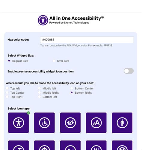 apostrophe cms website accessibility widget installation