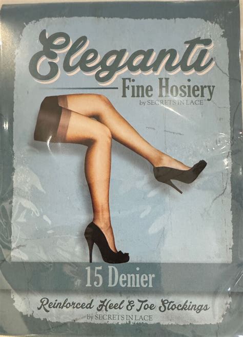 Eleganti Rht Stockings Nylons Perfects Welt Stamped Black Size S Nylonz Ebay