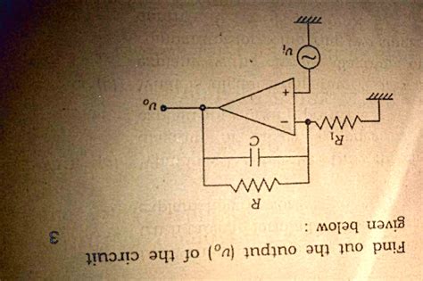 Solved Please Solve It And Send Me Vo Given Below Output Vo Of The