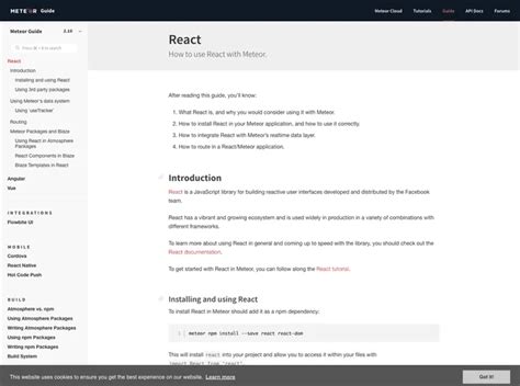 React Packages By Meteor A Meteor Template Built At Lightspeed