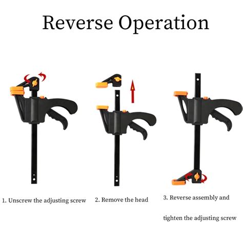 기계식 작업장 테이블 F 클램프 고정 키트 래칫 해제 속도 목재 도구 Diy 수공구 4 인치 티몬