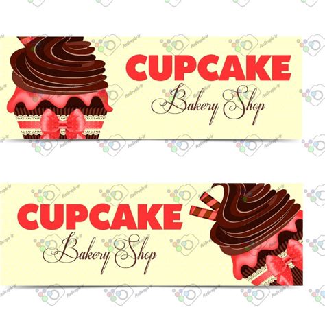 وکتور بنر کاپ کیک کد 11520 عکس گراف