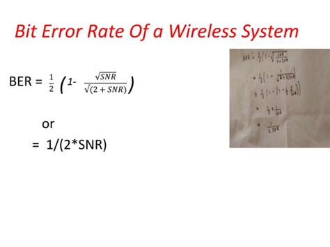 Bit Error Rate Ppt