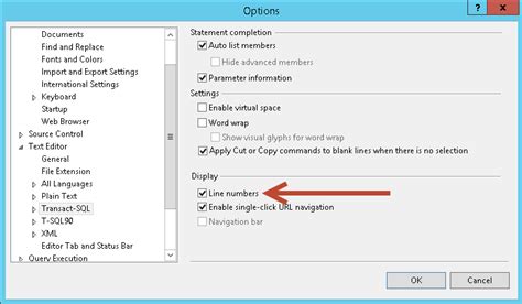 Line Numbers In Management Studio Mssql Forum