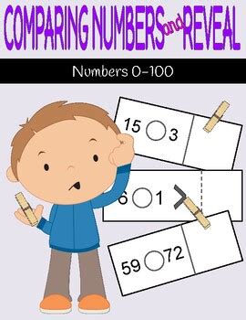 Comparing Numbers 0 100 And Reveal By Learning Is Lots Of Fun TPT