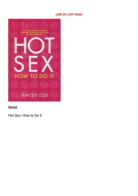 PPT Get PDF Download Hot Sex How To Do It PowerPoint Presentation ID