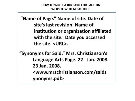 PPT MLA FORMAT PowerPoint Presentation Free Download ID