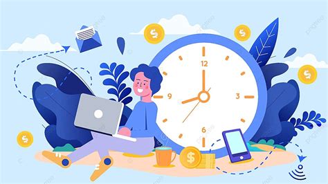 벡터 만화 비즈니스 사무 인물 삽화 벡터 만화 사업 일러스트 Pngtree 로열티 무료