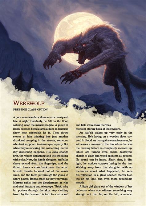 Werewolf Lore Ideas At Maryann Yvonne Blog