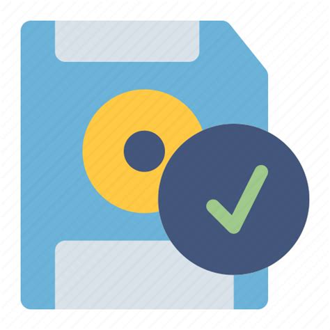 Secure Save Data File Saved Icon Download On Iconfinder