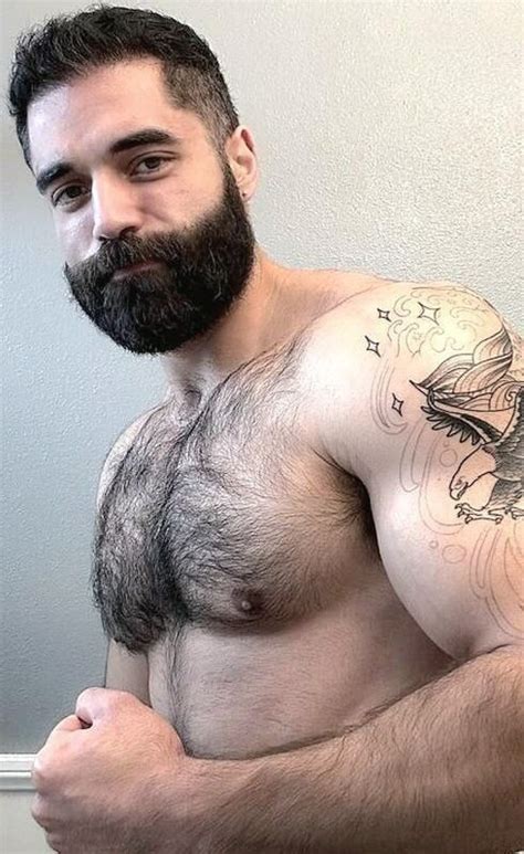 Chest Hair Reference Hairy Arm Tattoo Thick Chest Hair Bearded Men
