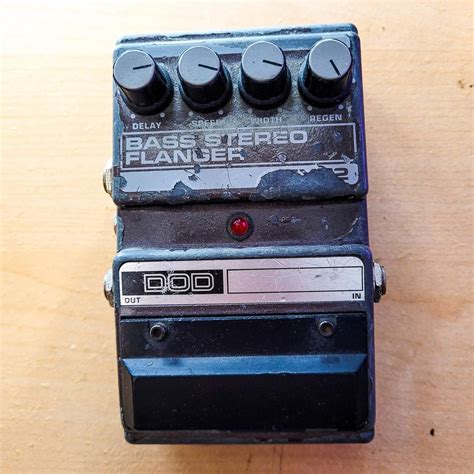 Npd Dod Fx72 Bass Stereo Flanger Rguitarpedals