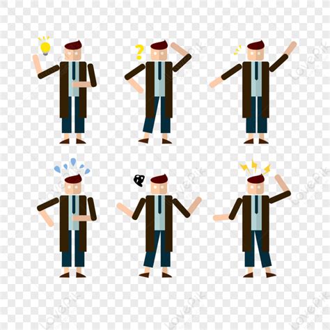 만화 손으로 그린 교사 직업 일러스트 그림푸른색손잡다 Png 일러스트 무료 다운로드 Lovepik