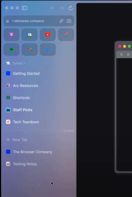 arc browser favorites icons in sidebery or tree style tab r firefoxcss