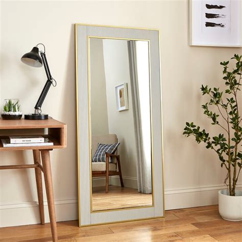 Dunelm Georgi Full Length Leaner Mirror Natural Shopstyle