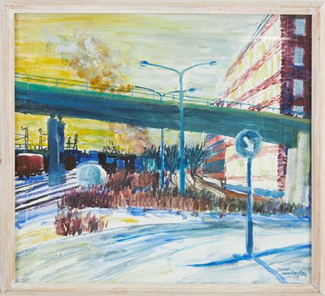 Johan Lundgren Stadsmotiv Signerad Akvarell Konst Måleri Auctionet
