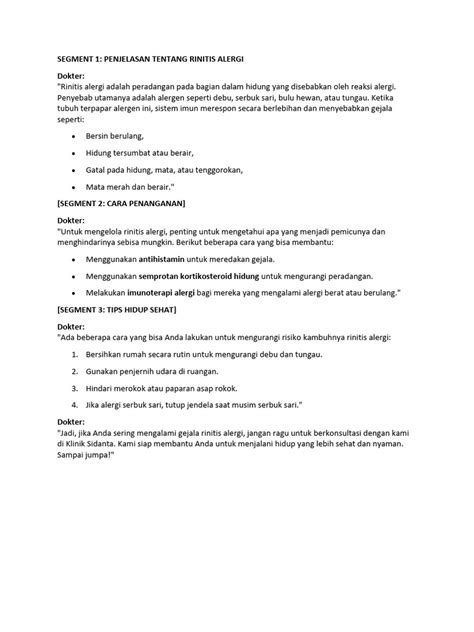 Skrip Rhiniitis Alergi Pdf